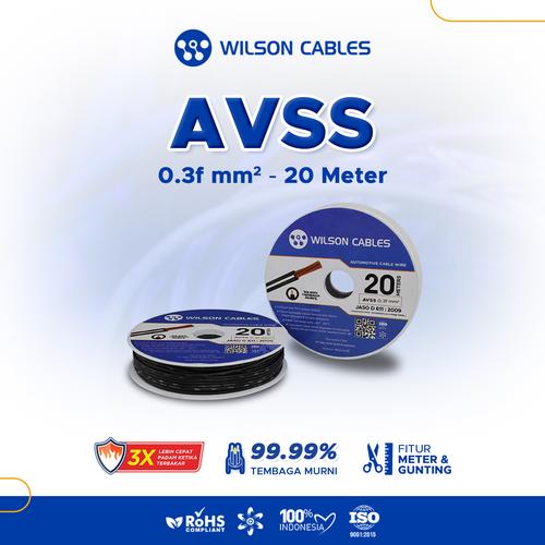 Jual AVSS 0.3 f mm2 Meteran - Kabel Otomotif Wilson Cables Official Resmi